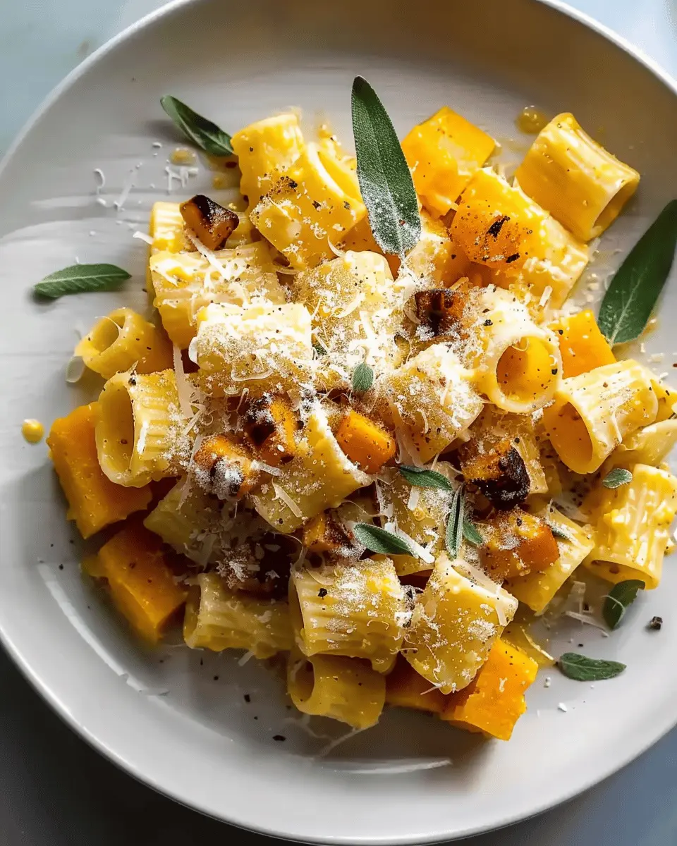 brown butter sage butternut squash pasta