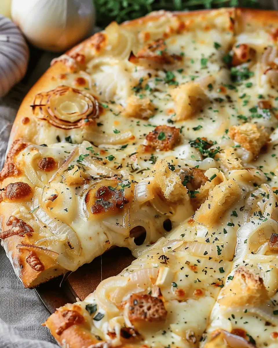French Onion Soup Pizza